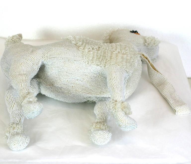 Walborg 1950s Hand Beaded Companion Poodle Purse at 1stDibs