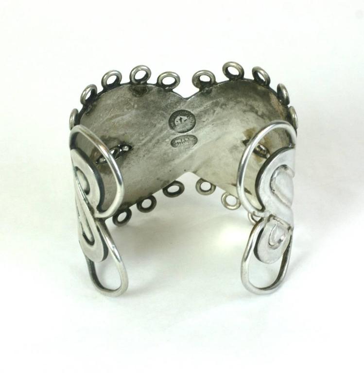 William Spratling Early Mask Cuff For Sale at 1stDibs