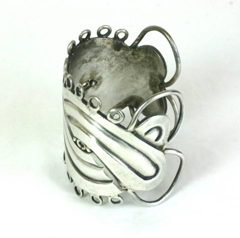 William Spratling Early Mask Cuff For Sale at 1stDibs