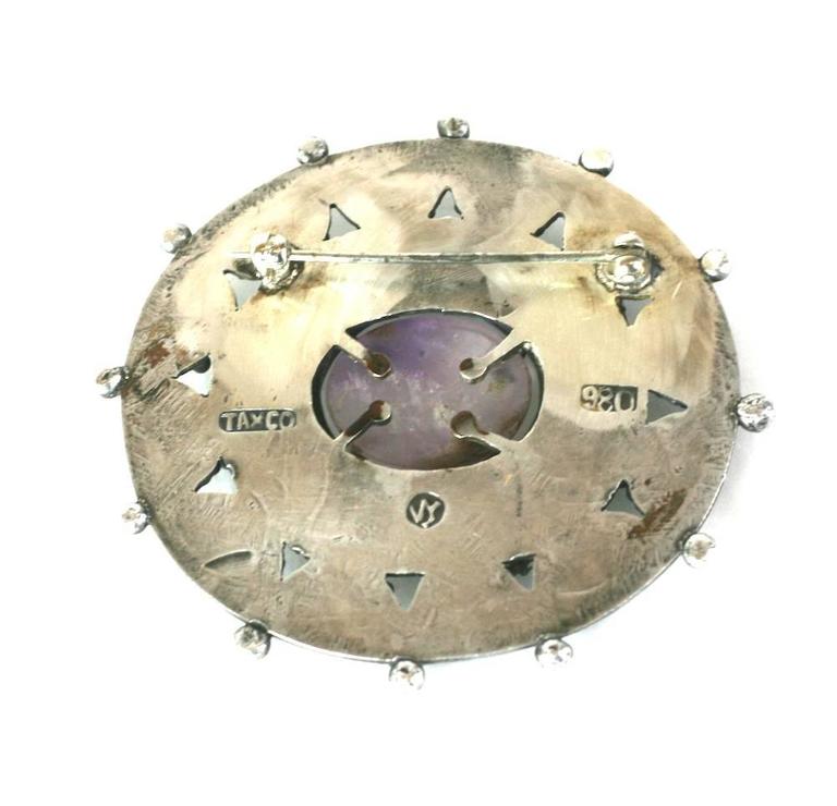 Early Willian Spratling Amythest Brooch For Sale at 1stDibs