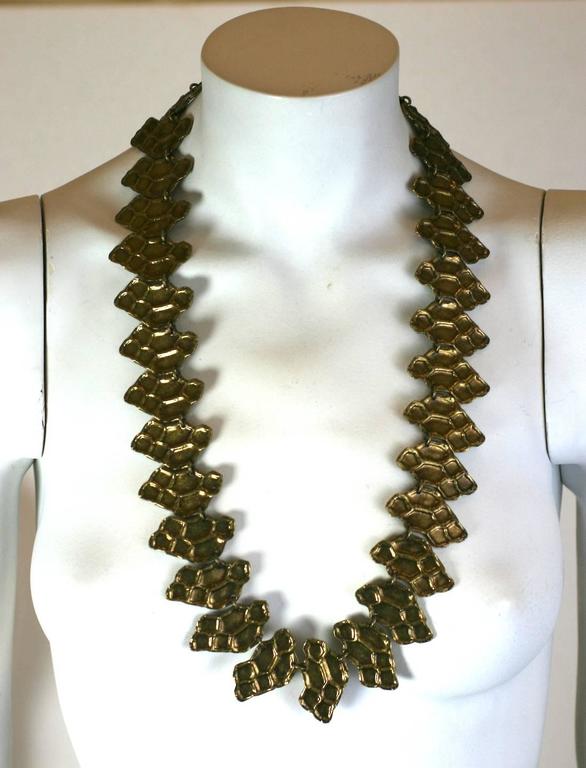 Yves Saint Laurent Gilt Bronze Link Belt For Sale at 1stDibs | ysl ...