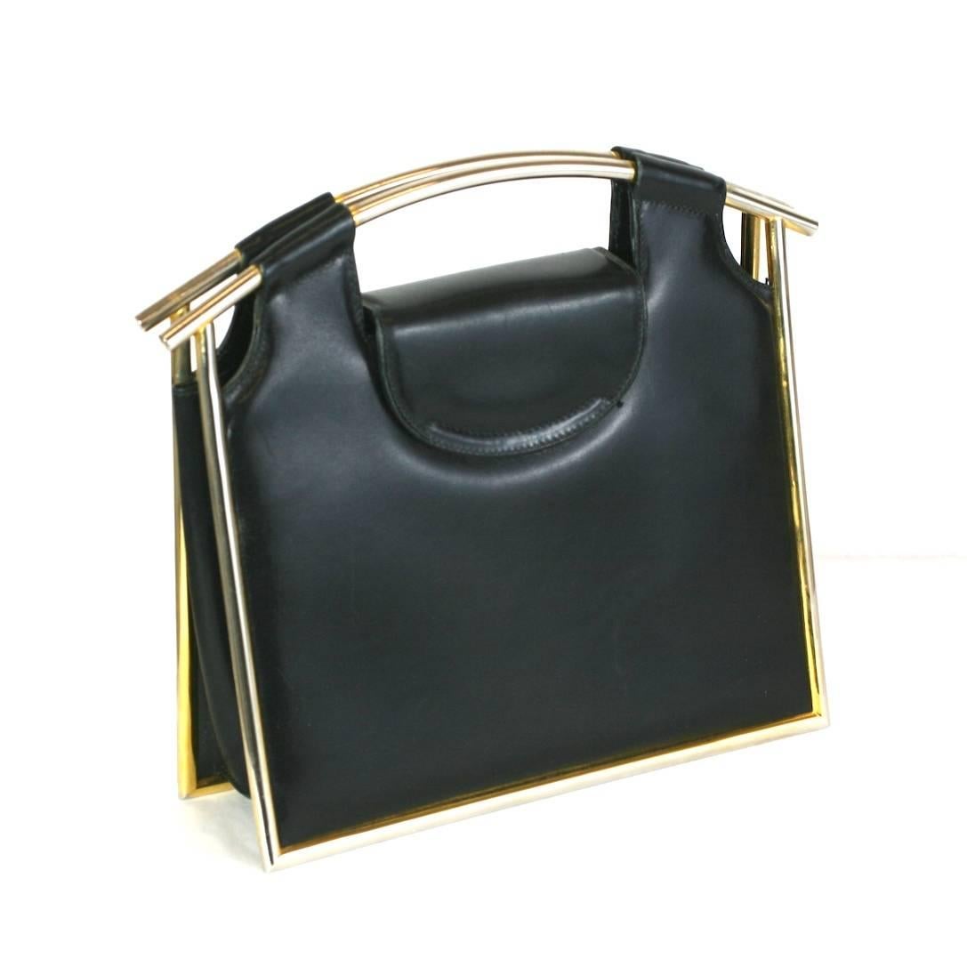 Tubular Structured Italian Calf Bag at 1stDibs
