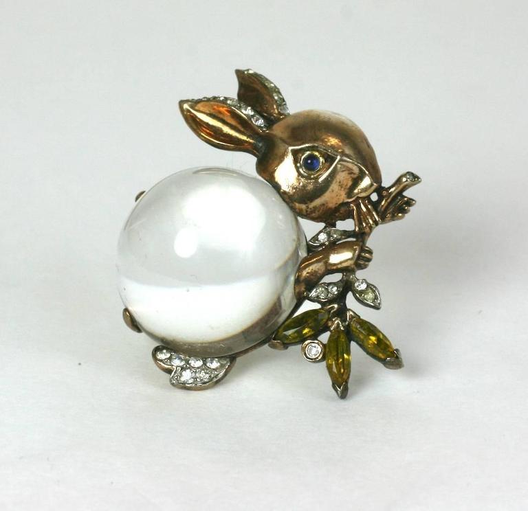Trifari Alfred Philippe Jelly Belly Rabbit Brooch For Sale at 1stDibs ...