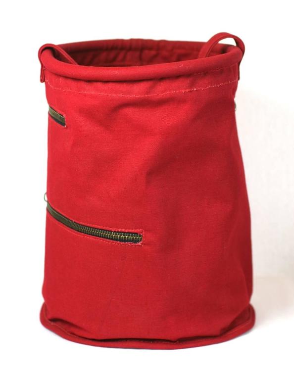 Roberta di Camerino Red Bucket Bag For Sale at 1stDibs