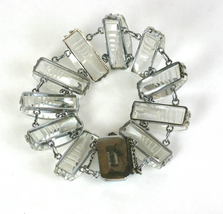 Japanese Sterling and Crystal Pagoda Bracelet For Sale at 1stDibs ...