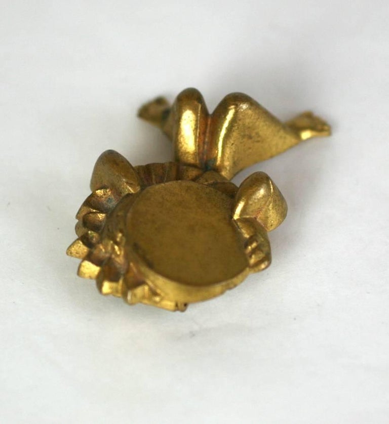Line Vautrin "L'Eclipse" Brooch For Sale at 1stDibs