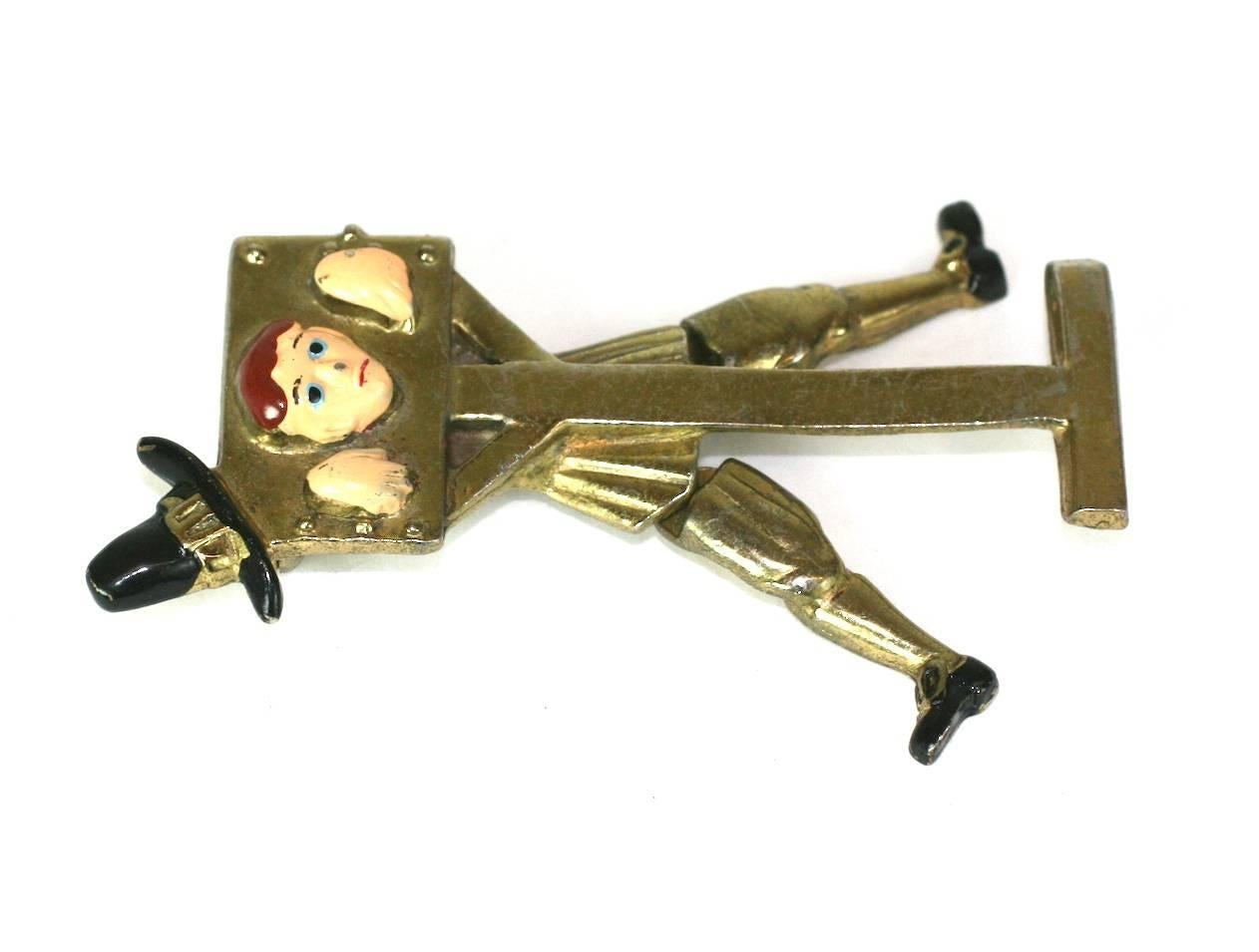 Sad Pilgrim Pin at 1stDibs