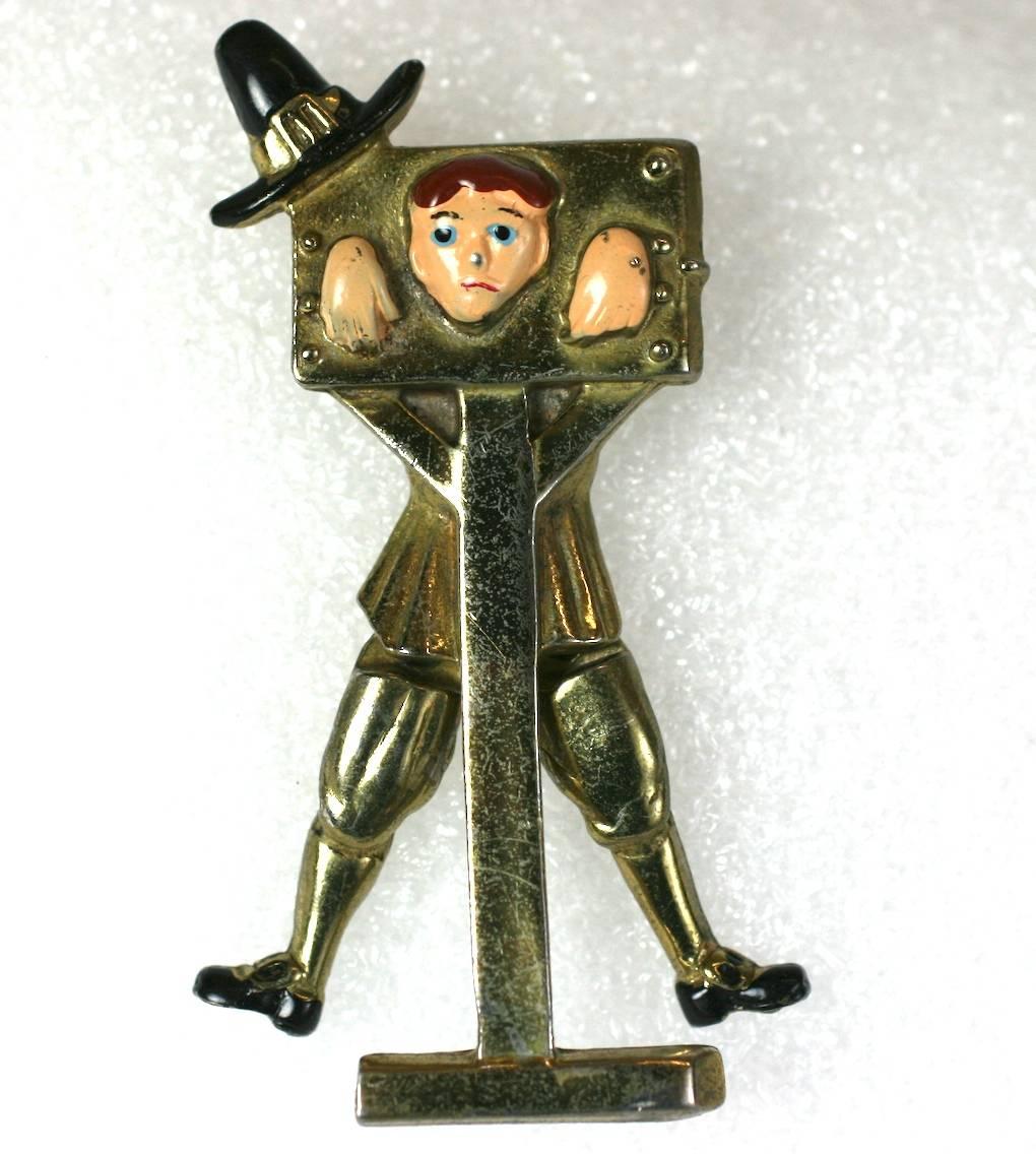 Sad Pilgrim Pin at 1stDibs
