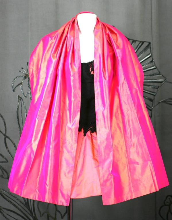 Jenny Packham Changeant Silk Taffeta and Lace Strapless For Sale at 1stDibs