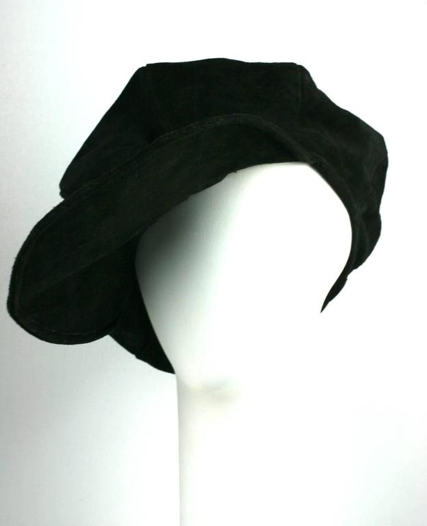 "Ziggy" de Zigou, Club Kid Suede Cap For Sale at 1stDibs