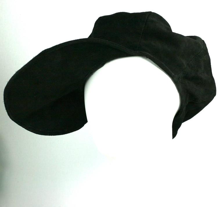 "Ziggy" de Zigou, Club Kid Suede Cap For Sale at 1stDibs