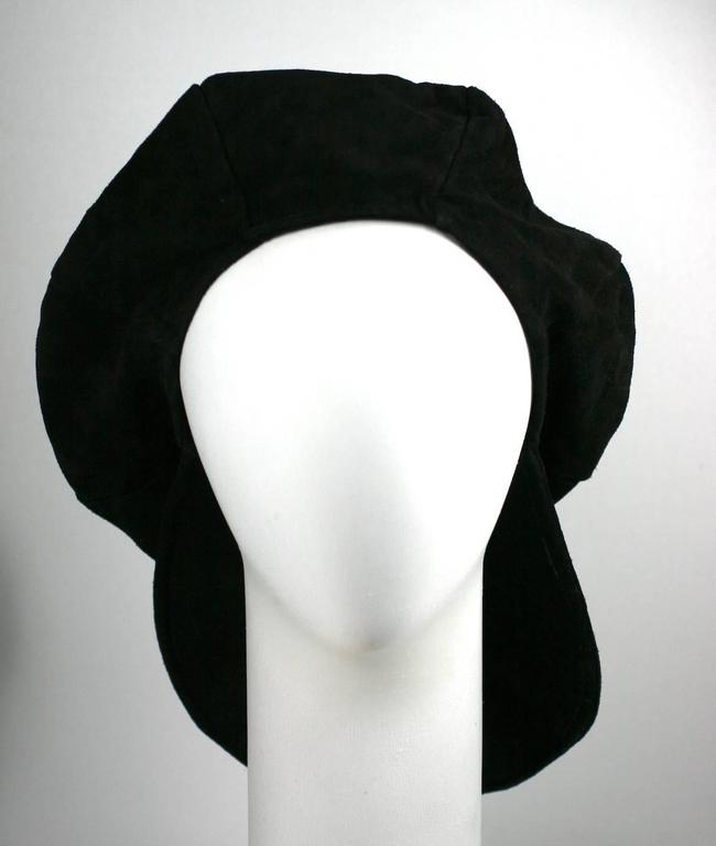 "Ziggy" de Zigou, Club Kid Suede Cap For Sale at 1stDibs