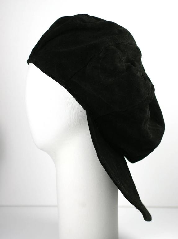 "Ziggy" de Zigou, Club Kid Suede Cap For Sale at 1stDibs