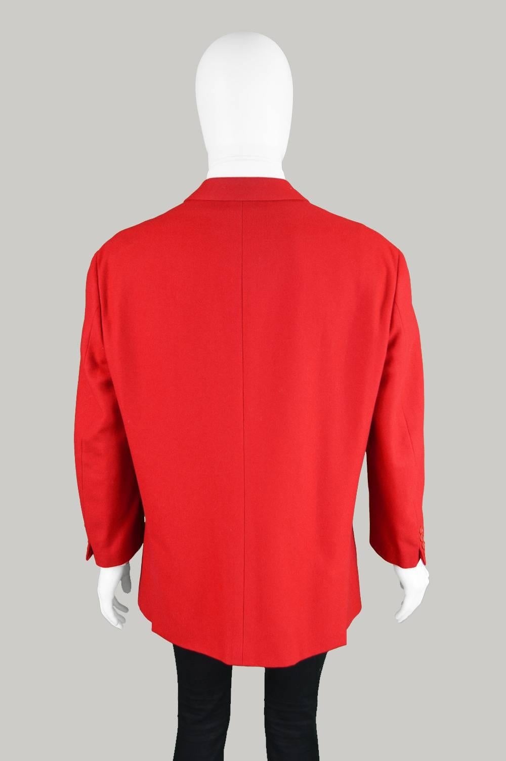 Moschino Men's Eccentric Red Playing Card Jacket, 1990s. For Sale at ...