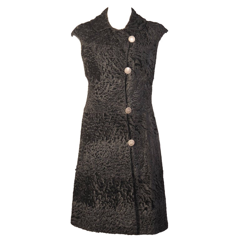 Unusual Russian Broadtail Coat Dress For Sale at 1stDibs | unusual coats