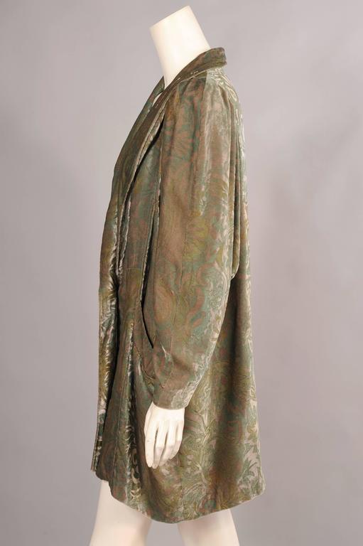1920's Fortuny Style Stenciled Silk Velvet Evening Jacket at 1stDibs