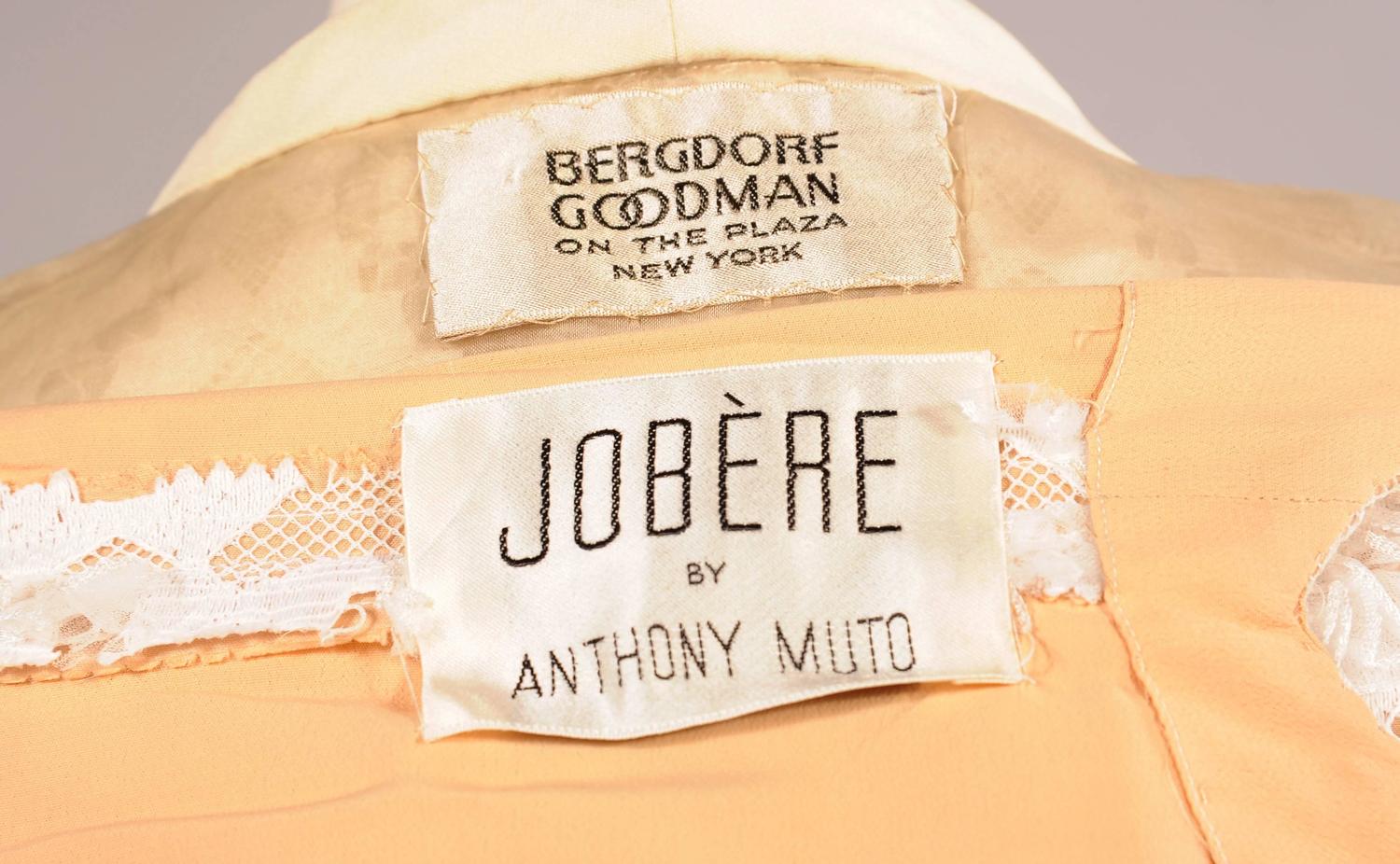 1960's Anthony Muto Sheer Lattice Work Coat and A Line Dress For Sale ...