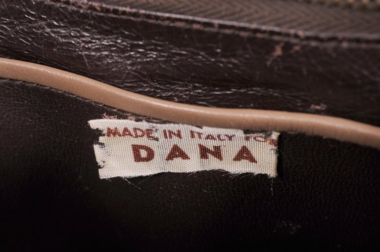 Dana Italian Woven Leather Day Bag at 1stDibs
