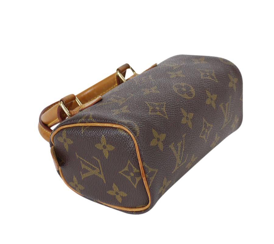 Vintage Louis Vuittion Monogram Mini Speedy Cross Body Bag at 1stDibs ...