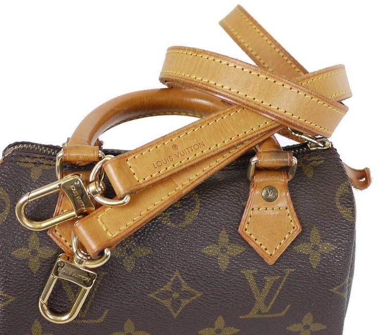 Vintage Louis Vuittion Monogram Mini Speedy Cross Body Bag at 1stDibs