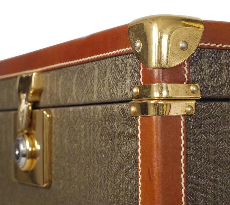 Vintage GUCCI Toiletry Case Travel Trunk Rare at 1stDibs | gucci trunk