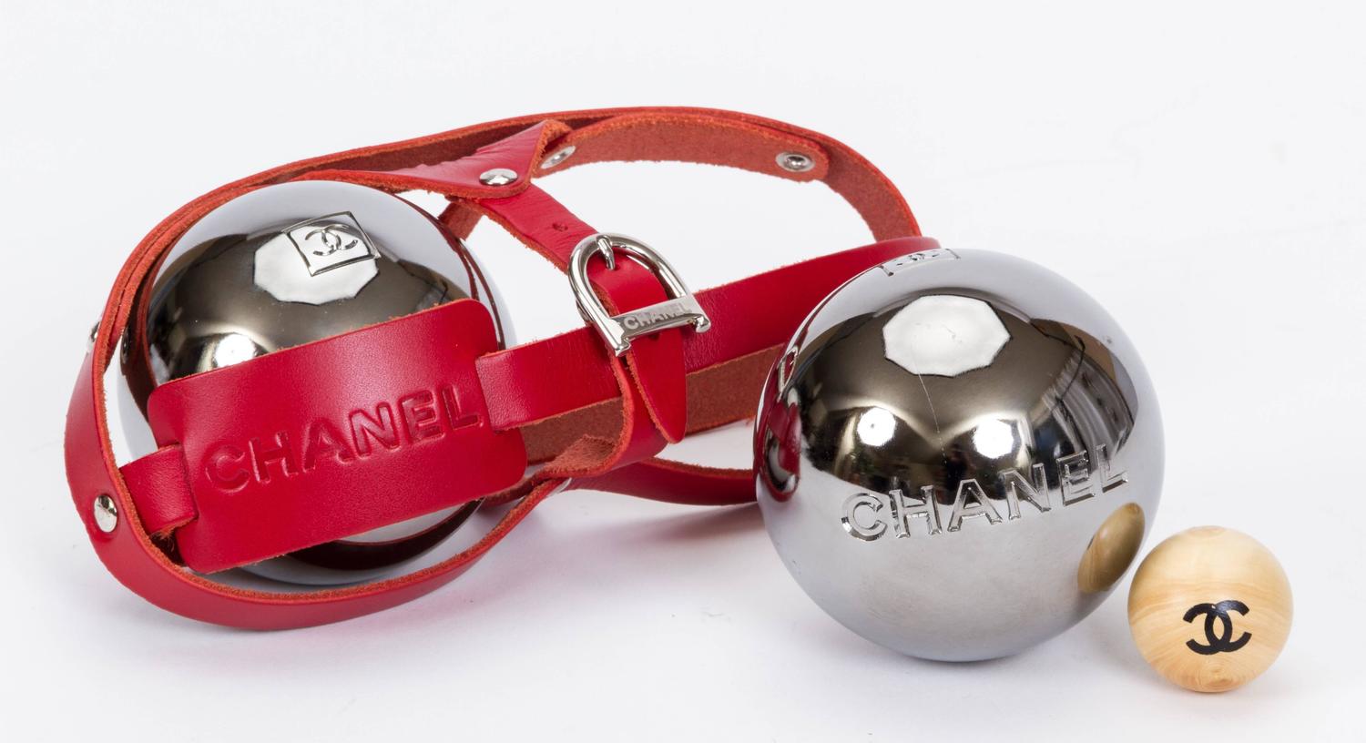 Chanel Rare New Bocce Ball Set Petanque For Sale at 1stdibs