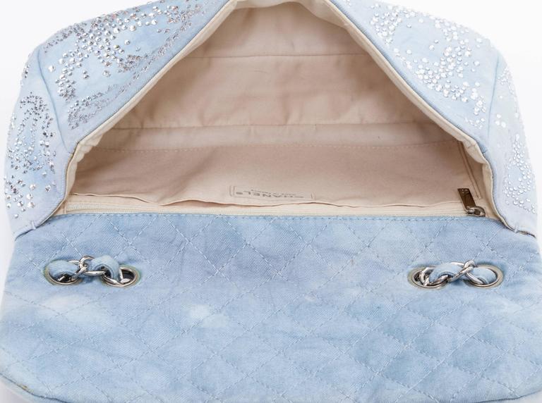 Chanel Rhinestone and Denim Flap Bag at 1stDibs | rhinestone lego ...