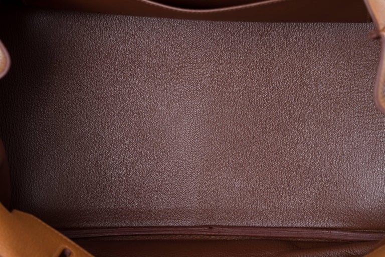 Hermes Rare Birkin 35 Club Gold and Marron Bag at 1stDibs | birkin club ...