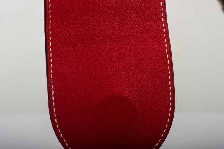 Hermès Ex Libris Pink Leather Bookmark at 1stDibs | hermes bookmark