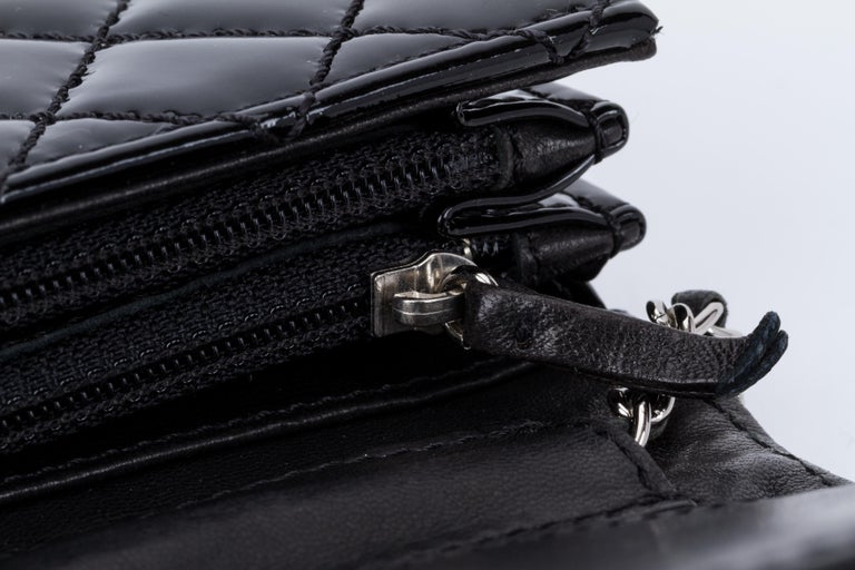Chanel Black Patent 2 Way Pouchette Bag at 1stDibs | chanel pouchette ...