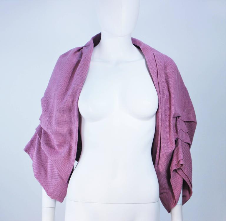 Celestina Purple Knit Shrug For Sale at 1stDibs