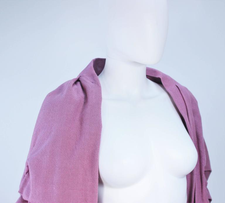 Celestina Purple Knit Shrug For Sale at 1stDibs