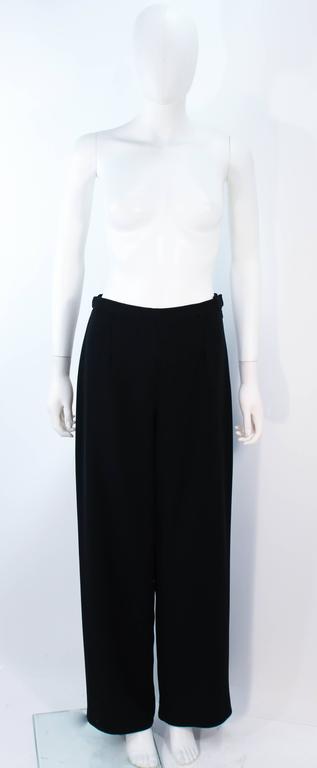 FE ZANDI Vintage Black Floral Bustier Lace Pant Suit Size 8 For Sale at ...