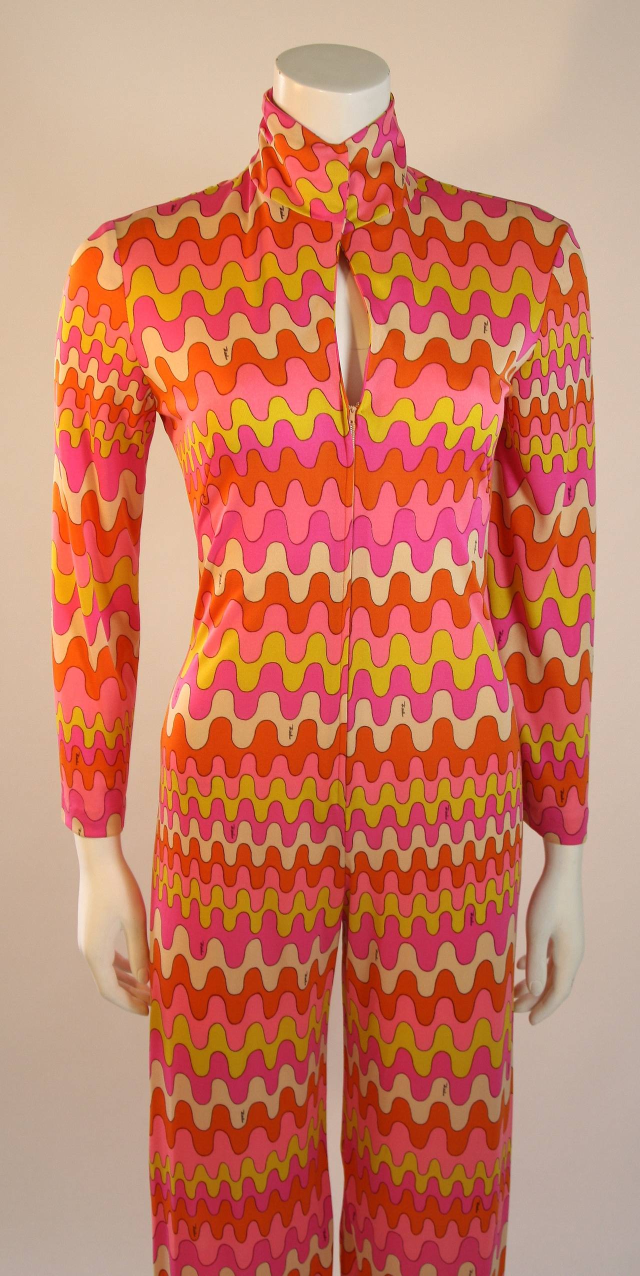 Emilio Pucci Psychedelic Jumpsuit at 1stDibs | emilio pucci jumpsuit ...