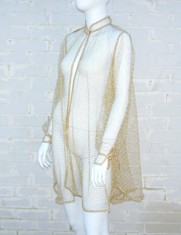 c.1970 Gottex Gold Fishnet Swimsuit Cover-Up at 1stDibs | chf curtains ...