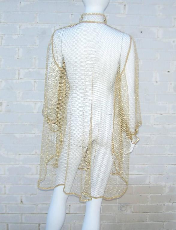 c.1970 Gottex Gold Fishnet Swimsuit Cover-Up at 1stDibs | chf curtains ...