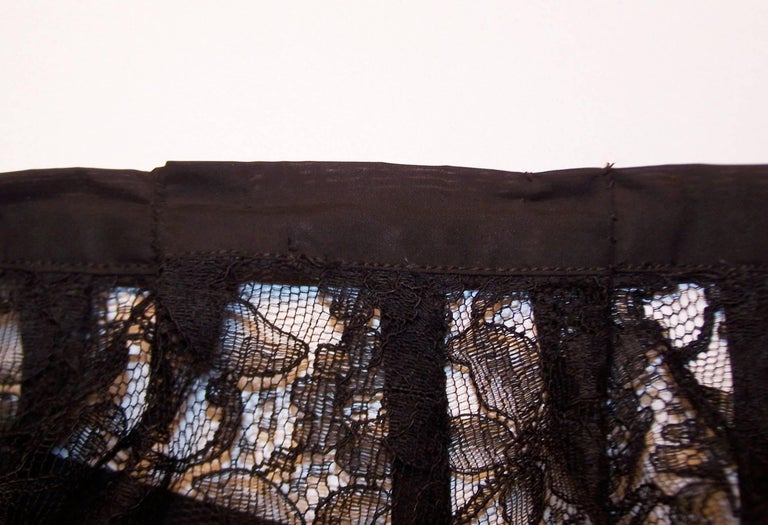 Seductive 1950's Black Lace Crinoline Petticoat Slip at 1stDibs | lace ...