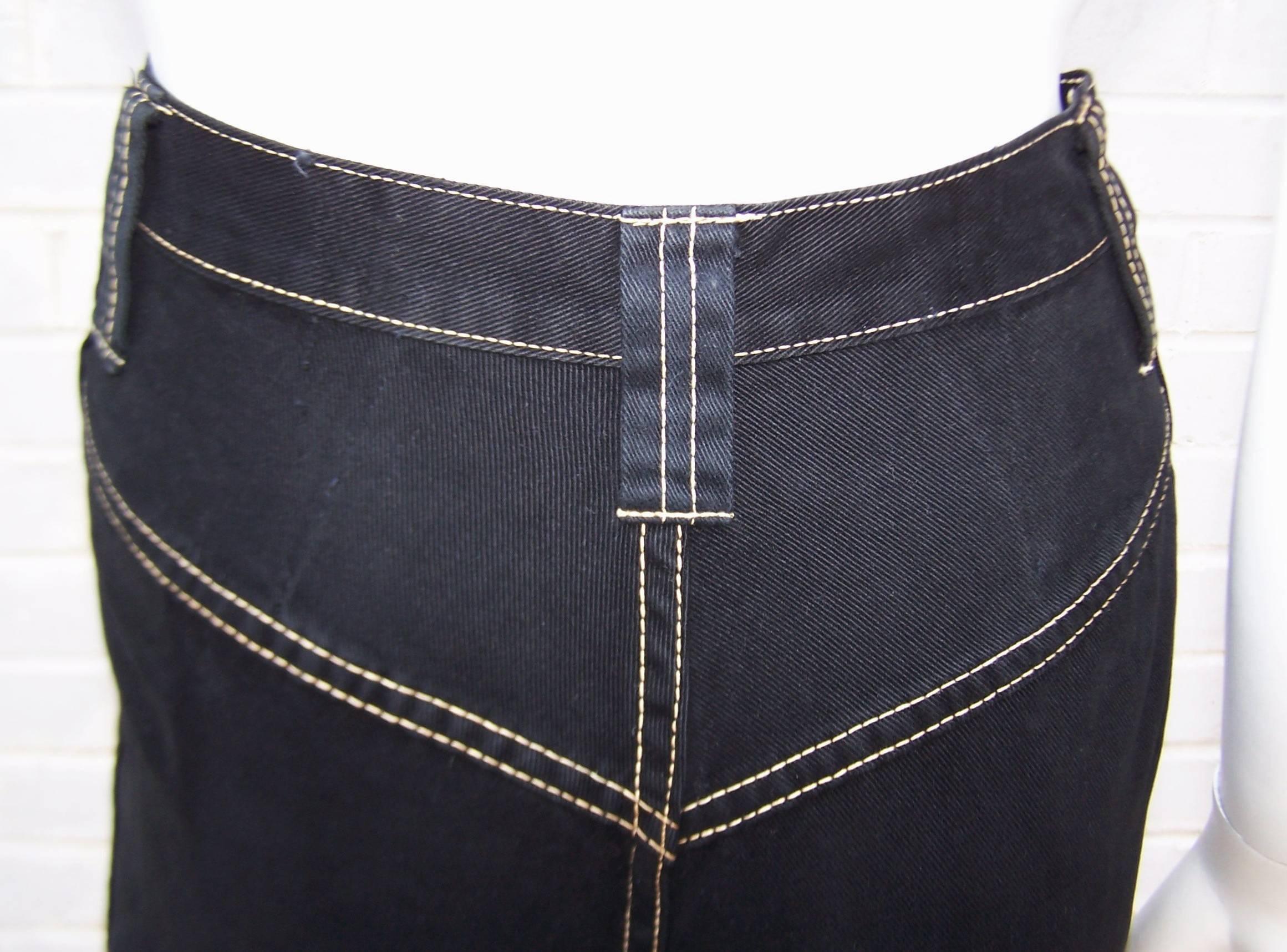 Studded 1970's Bell Bottom Suit With Ice Cream Cone Appliques For Sale ...