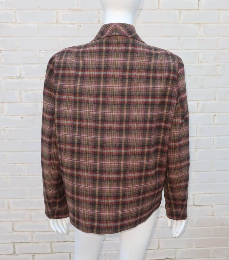 Classic C.1950 Pendleton '49er Plaid Wool Jacket at 1stDibs | pendleton ...