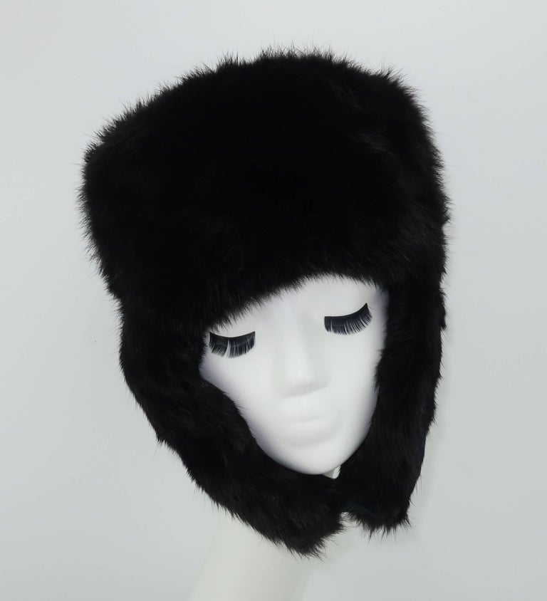 Vintage Russian Sable Fur Hat With Ear Flaps at 1stDibs | russian sable ...