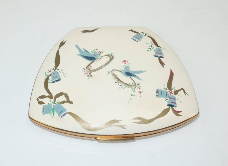 1940’s Elgin American Wedding Themed Powder Compact at 1stDibs | elgin ...