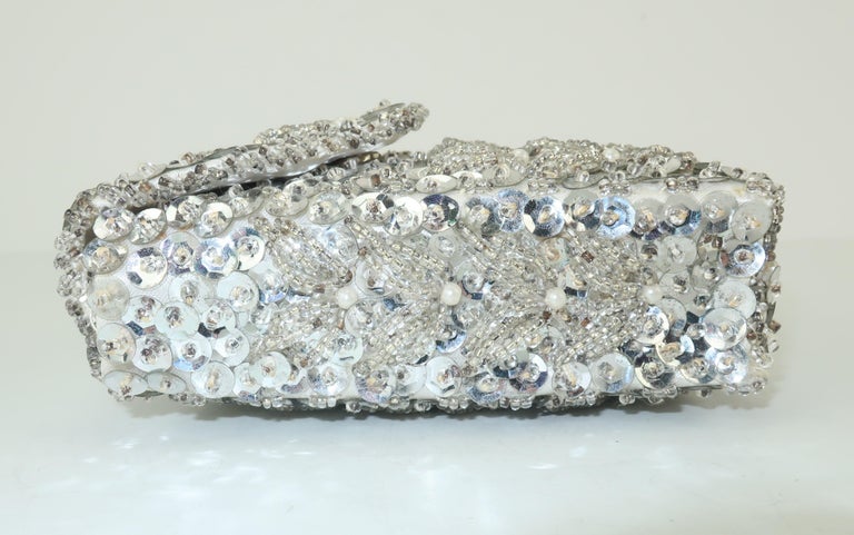 C.1960 Walborg Silver Sequin and Seed Bead Cigarette Case at 1stDibs ...