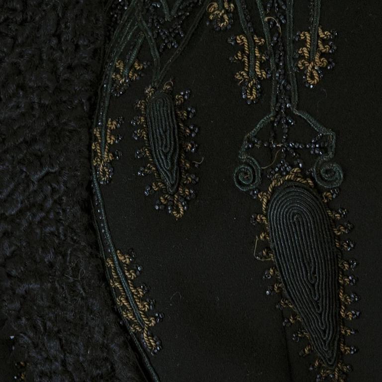Victorian Leg of Mutton Sleeved Soutache Embroidered Jacket at 1stDibs