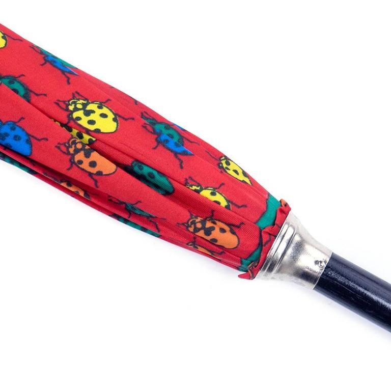 Gianni Versace 80s Red Ladybug Umbrella at 1stDibs | gianni versace parasol