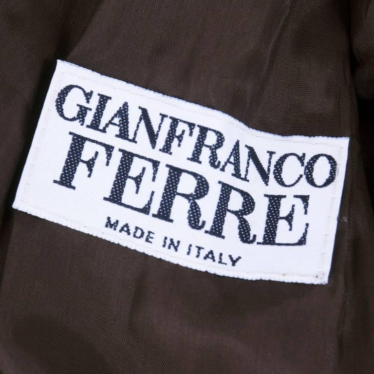 Gianfranco Ferre 1990s Snakeskin Jacket with Wood Accents For Sale at ...