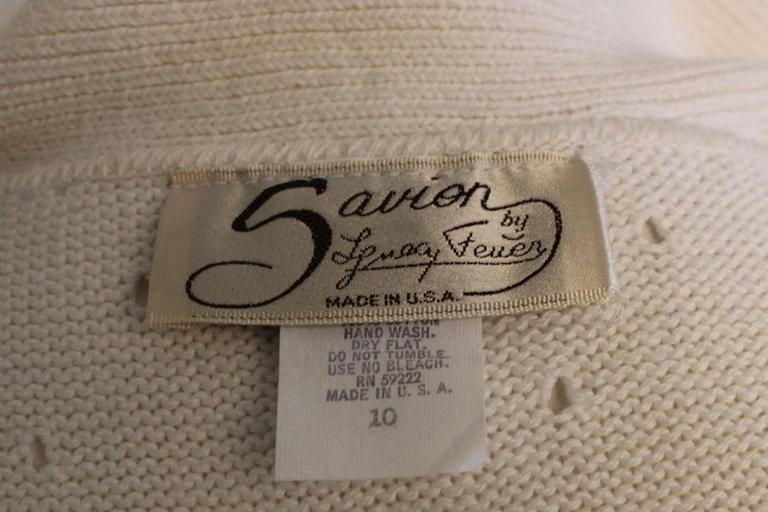 Savion by Ignacy Feuer Knit Top with Sailor Graphic at 1stDibs