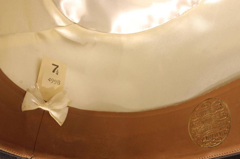 Vintage Lock and Co Hatters Black Fedora with Brooks Brothers Hat Box ...