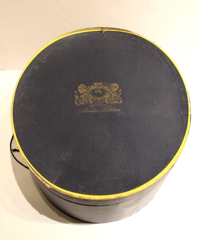 Vintage Lock and Co Hatters Black Fedora with Brooks Brothers Hat Box ...
