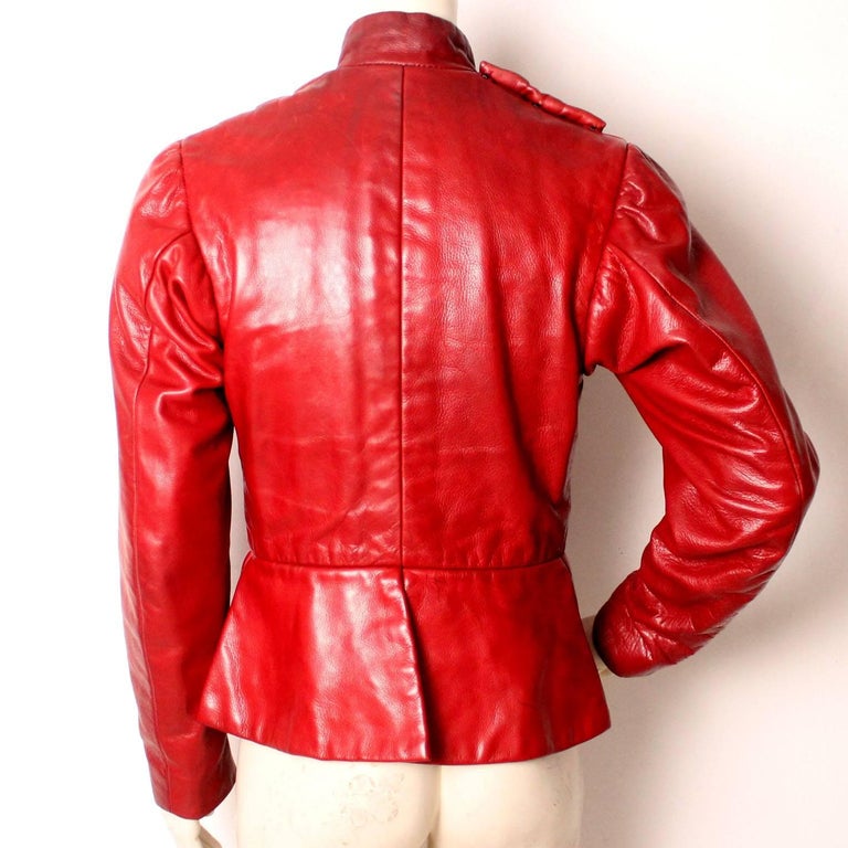Vintage Red Leather Doublet from the Royal Shakespeare Theater For Sale ...