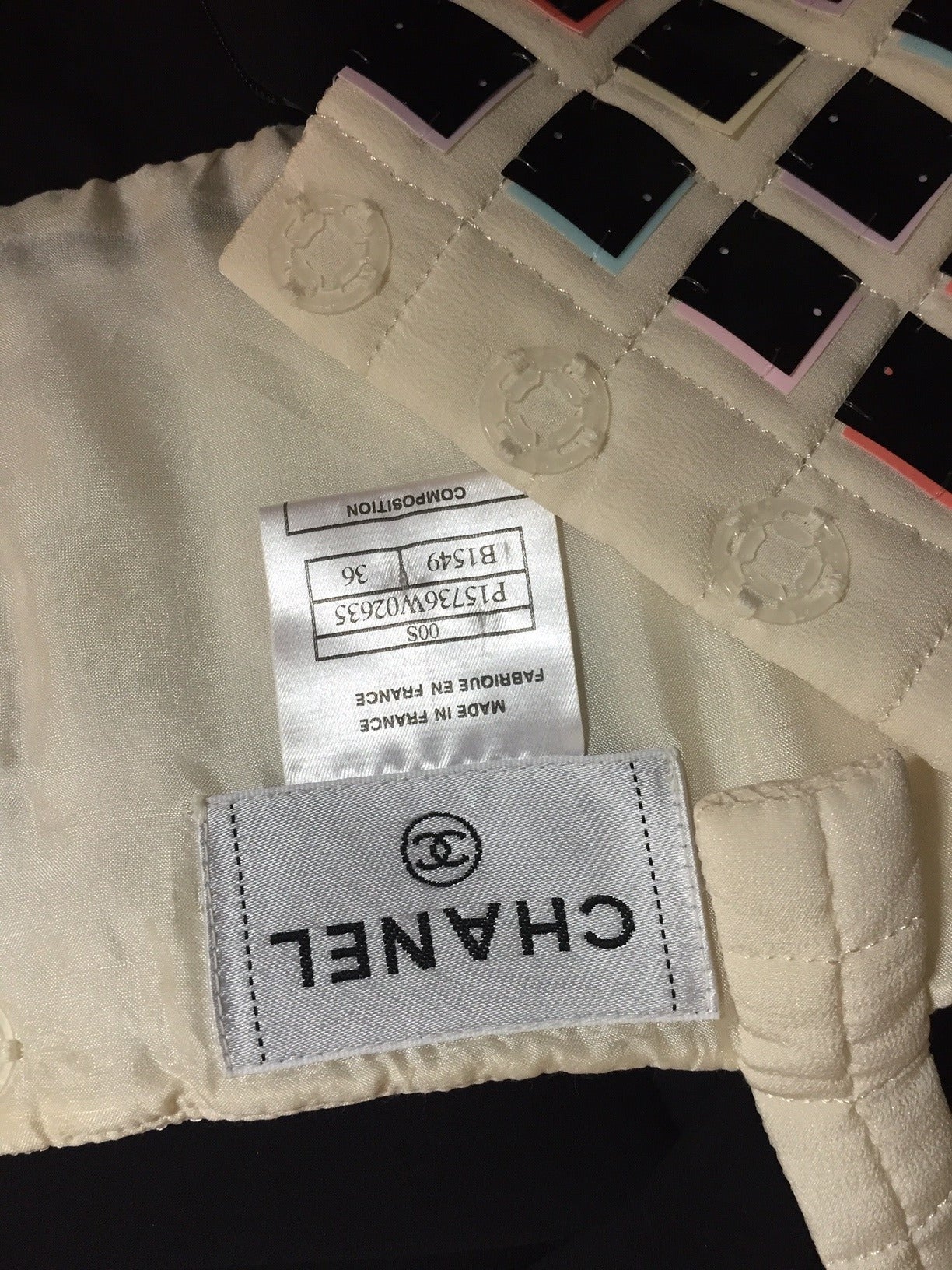 Chanel Evening Dress with Mylar Tiled Bodice and Draped Hem For Sale at ...